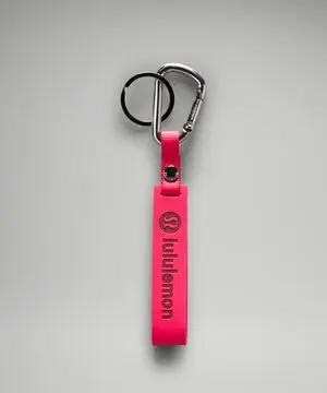 Lululemon Silicone Keychain Glaze Pink/ancient Copper