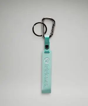 Lululemon Silicone Keychain Ideal Mint/white