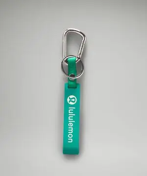 Lululemon Silicone Keychain Maldives Green/silver