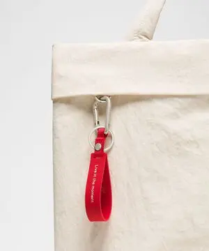 Lululemon Silicone Keychain - Oxford Red/vapor/silver