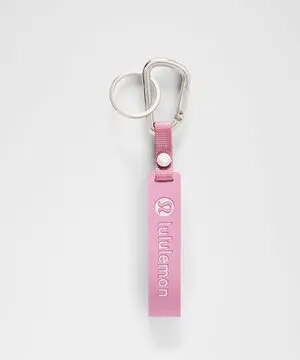 Lululemon Silicone Keychain Pink Frosting/blissful Pink
