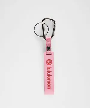 Lululemon Silicone Keychain Pink Tide/sour Cherry