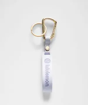 Lululemon Silicone Keychain Serene Blue/dusty Lilac
