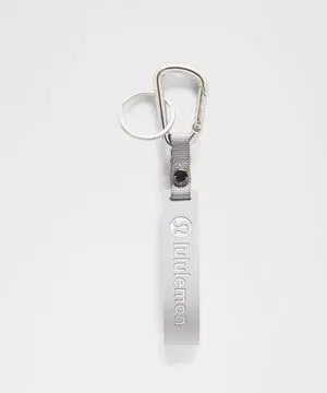Lululemon Silicone Keychain Silver Drop/vapor