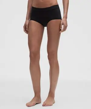 Lululemon Underease Mid-rise Boyshort Underwear Black