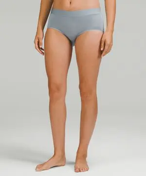 Lululemon Underease Mid-rise Boyshort Underwear Chambray