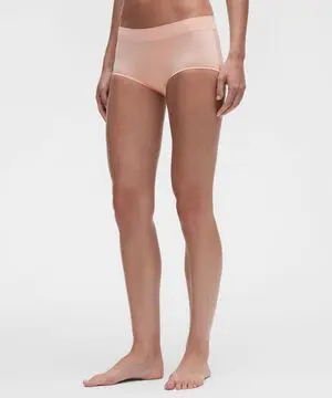 Lululemon Underease Mid-rise Boyshort Underwear - Misty Shell
