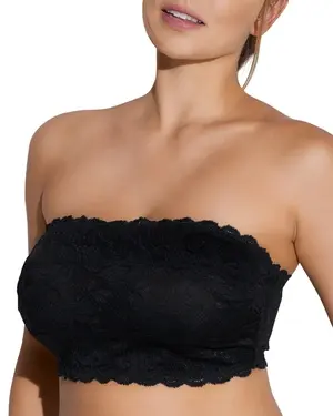 Cosabella Never Say Never Curvy Bandeau Bra - Black