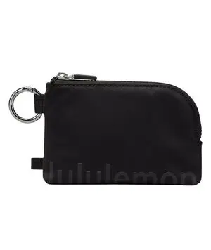 Lululemon Clippable Card Pouch - Black/graphite Grey