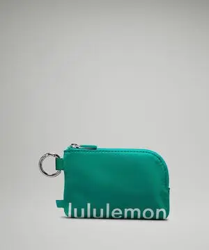 Lululemon Clippable Card Pouch Maldives Green/mint Moment