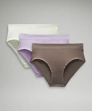 Lululemon Underease High-rise Bikini Underwear Elixir/lilac Ether/carbon Dust