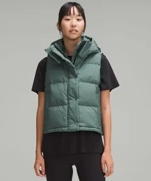 Lululemon Lululemon Wunder Puff Cropped Vest Medium Forest