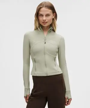 Lululemon Define Cropped Jacket Fog Green
