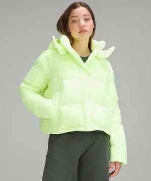 Lululemon Wunder Puff Cropped Down-Filled Jacket Faded Zap