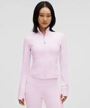 Lululemon Define Cropped Jacket Pink Organza