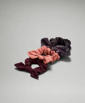 Lululemon Uplifting Bow Scrunchie 3 Pack