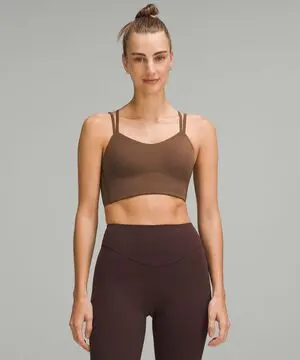Lululemon Like A Cloud Longline Bra Java