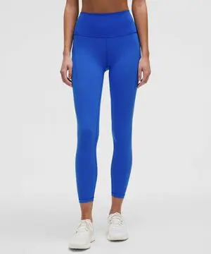 Lululemon Wunder Train High-rise Tight With Pockets 25" Cerulean Blue