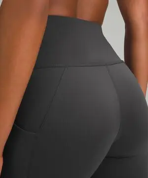 Lululemon Wunder Train High-rise Tight With Pockets 25 - Graphite Grey