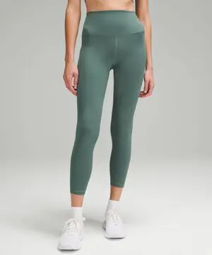 Lululemon Wunder Train High-rise Tight With Pockets 25" Medium Forest