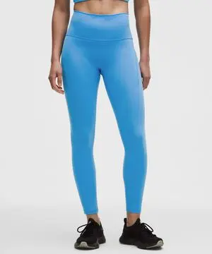 Lululemon Wunder Train High-rise Tight With Pockets 25 - Ocean Wave