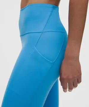 Lululemon Wunder Train High-rise Tight With Pockets 25 - Ocean Wave