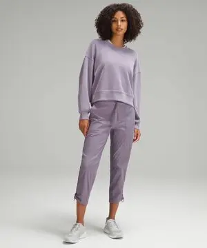 Lululemon Dance Studio Mid-rise Cropped Pant - Purple Ash