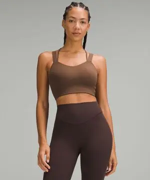 Lululemon Lululemon Like A Cloud Longline Bra Java