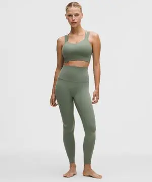 Lululemon Like A Cloud Longline Bra - Willow Leaf
