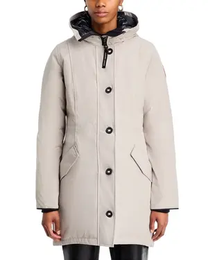 Canada Goose Rossclair Hooded Down Parka - Limestone