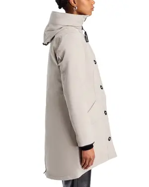 Canada Goose Rossclair Hooded Down Parka - Limestone