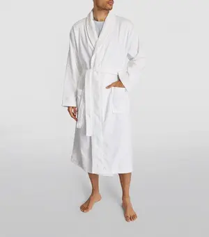 Derek Rose Towelling Robe - White