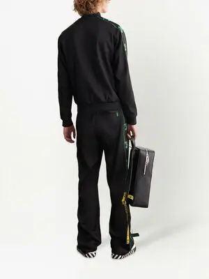 Off-White Logo-embroidered Zip-up Jacket