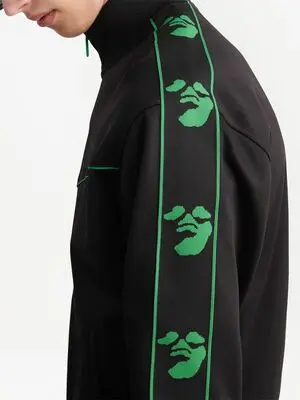 Off-White Logo-embroidered Zip-up Jacket