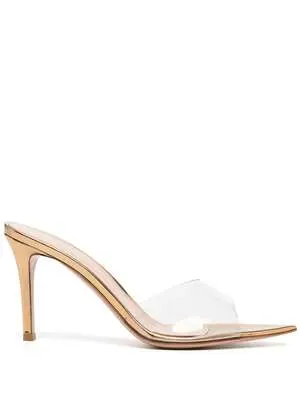 GIANVITO ROSSI Elle 85mm Transparent Sandals