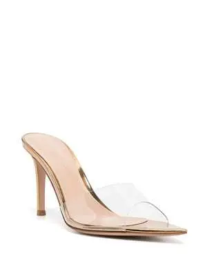 GIANVITO ROSSI Elle 85mm Transparent Sandals