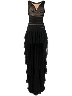 Norma Kamali Frill Evening Dresses