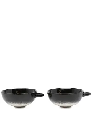 ANN DEMEULEMEESTER X SERAX X Serax Set Of 2 Cups - Black