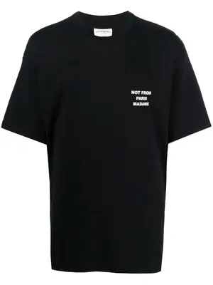 Drole De Monsieur Slogan-print T-shirt
