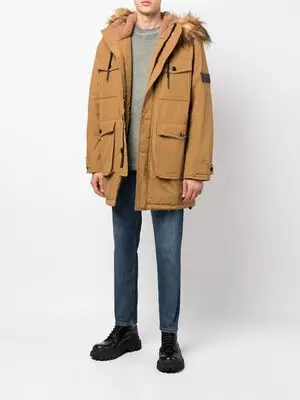 DIESEL W-jorg-nw Hooded Parka Coat