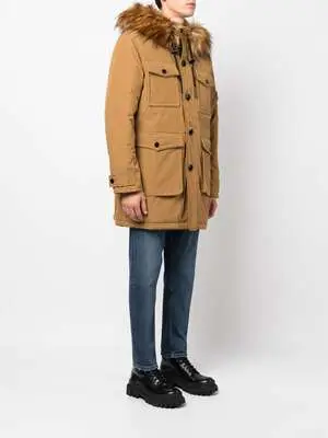 DIESEL W-jorg-nw Hooded Parka Coat