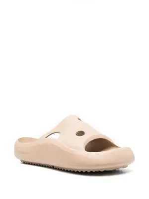 Off-White Meteor Rubber Pool Slides - Neutrals