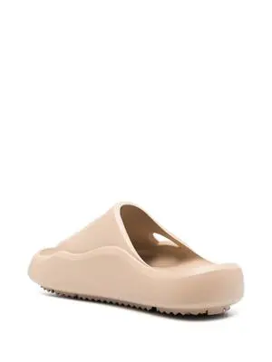 Off-White Meteor Rubber Pool Slides - Neutrals