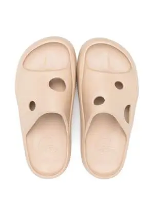 Off-White Meteor Rubber Pool Slides - Neutrals