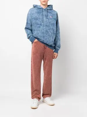 DIESEL® Logo Drawstring Hoodie - Blue