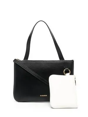 JIL SANDER Nappa-leather Logo-print Bag - Black