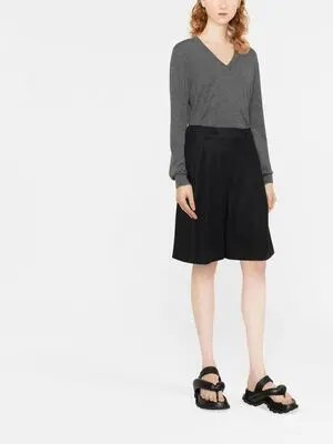 Brunello Cucinelli V-neck Cashmere Jumper - Grey