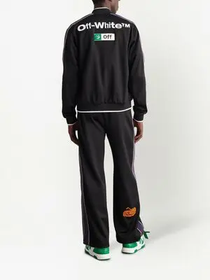 Off-White Logo-patch Track Pants - Black