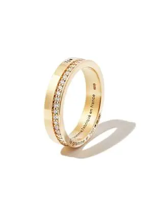 Le Gramme 18kt Yellow 7g Diamond Band Ring