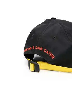 Dsquared2 Logo Patch Baseball Cap - Black